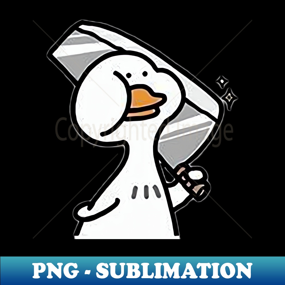 Cute duck with knife - PNG Transparent Sublimation Design - | Inspire ...