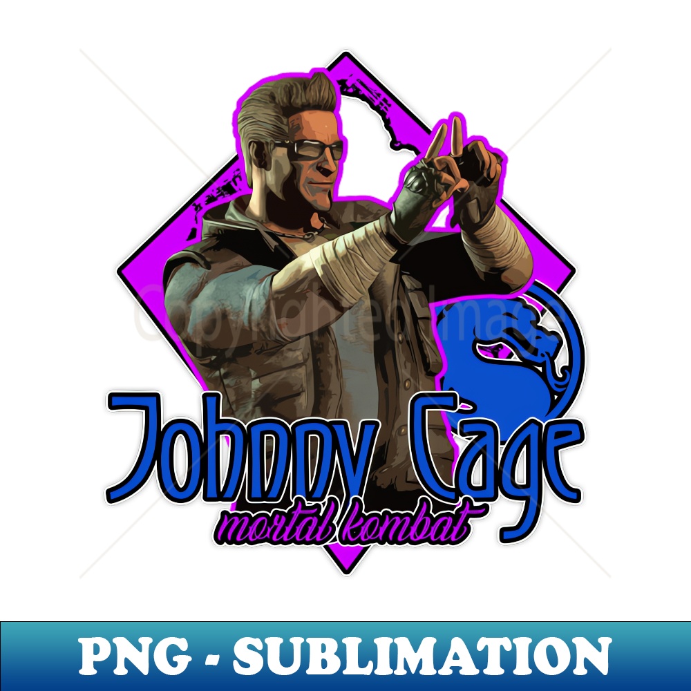 Johnny Cage - PNG Transparent Sublimation File - Perfect for | Inspire ...