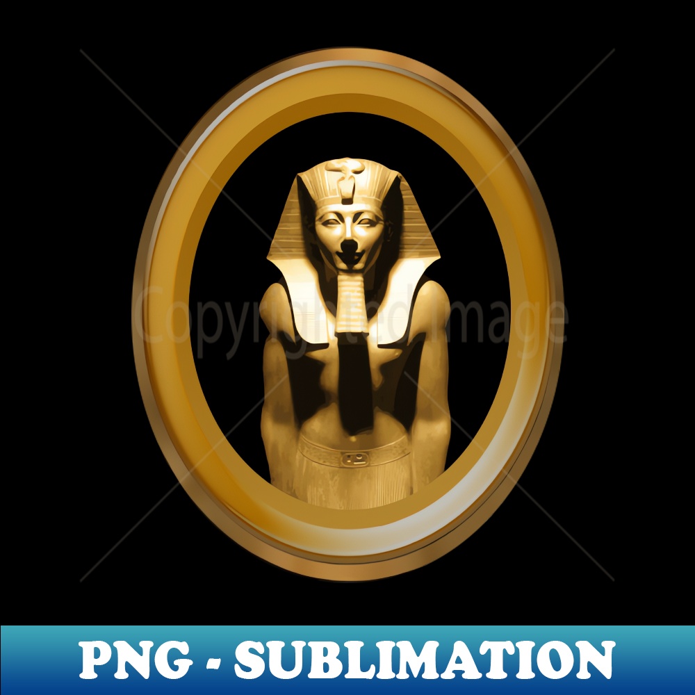 King Thutmose III Golden Frame - Premium PNG Sublimation Fil - Inspire ...