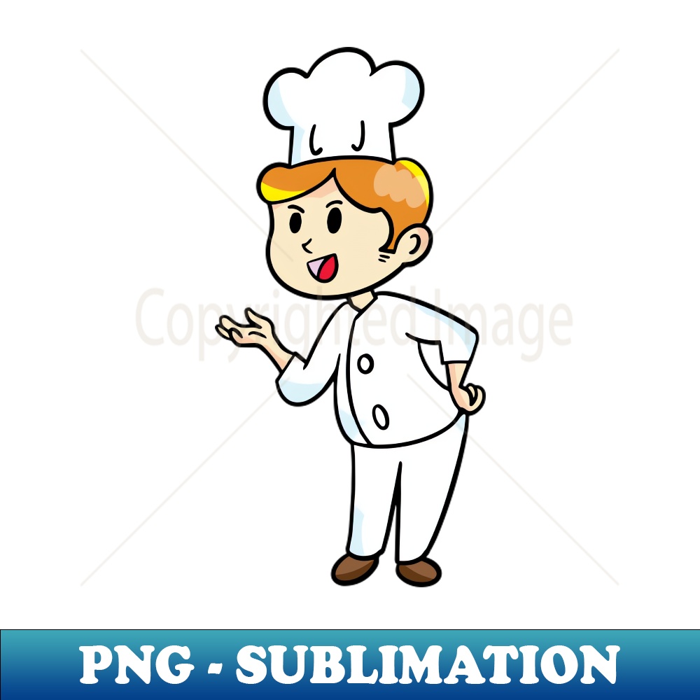 chef cartoon character drawing design - Premium Sublimation | Inspire ...