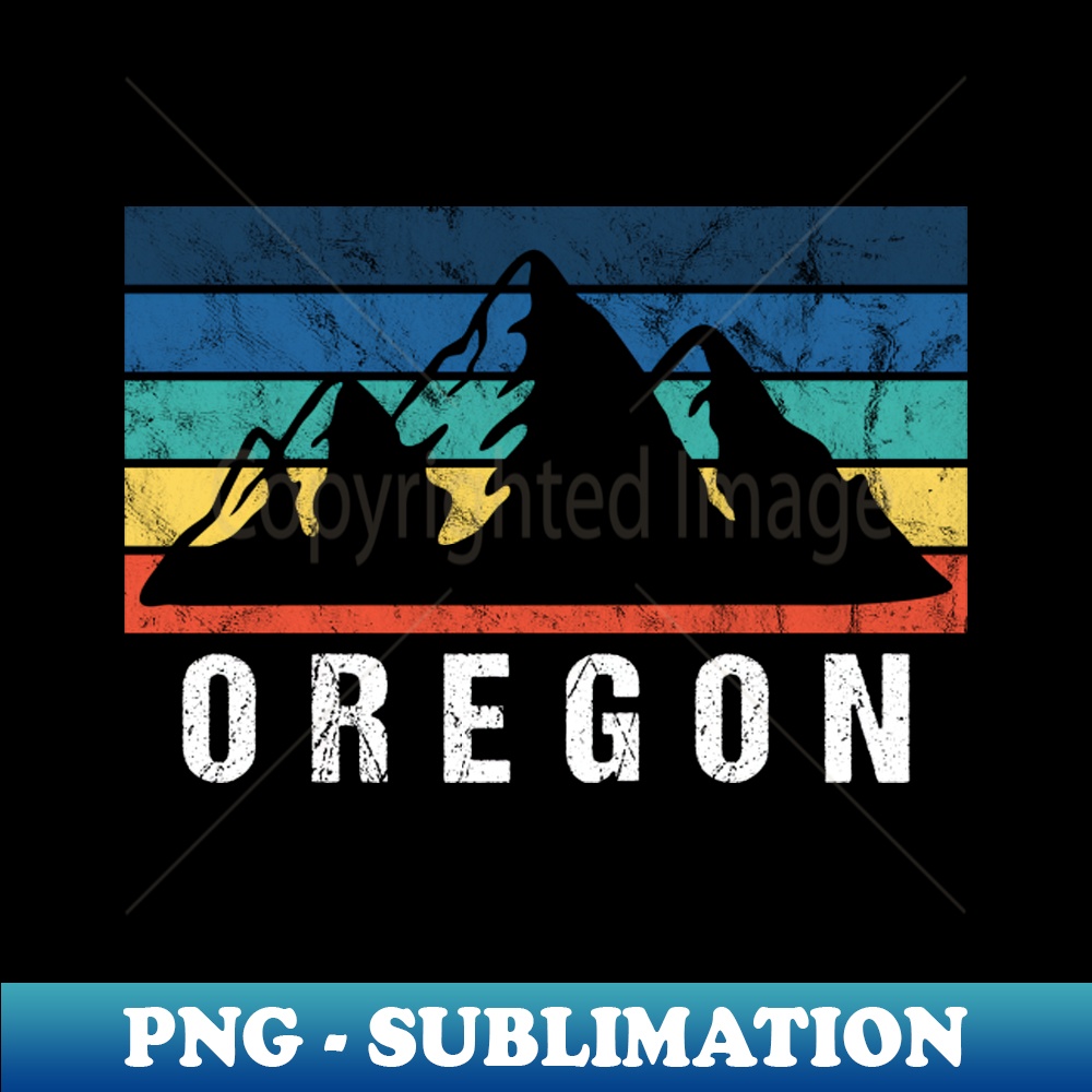 Oregon Retro Vintage - PNG Transparent Digital Download File | Inspire ...