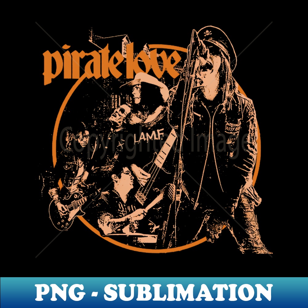 Pirate Love - High-Resolution PNG Sublimation File - Bold & - Inspire ...