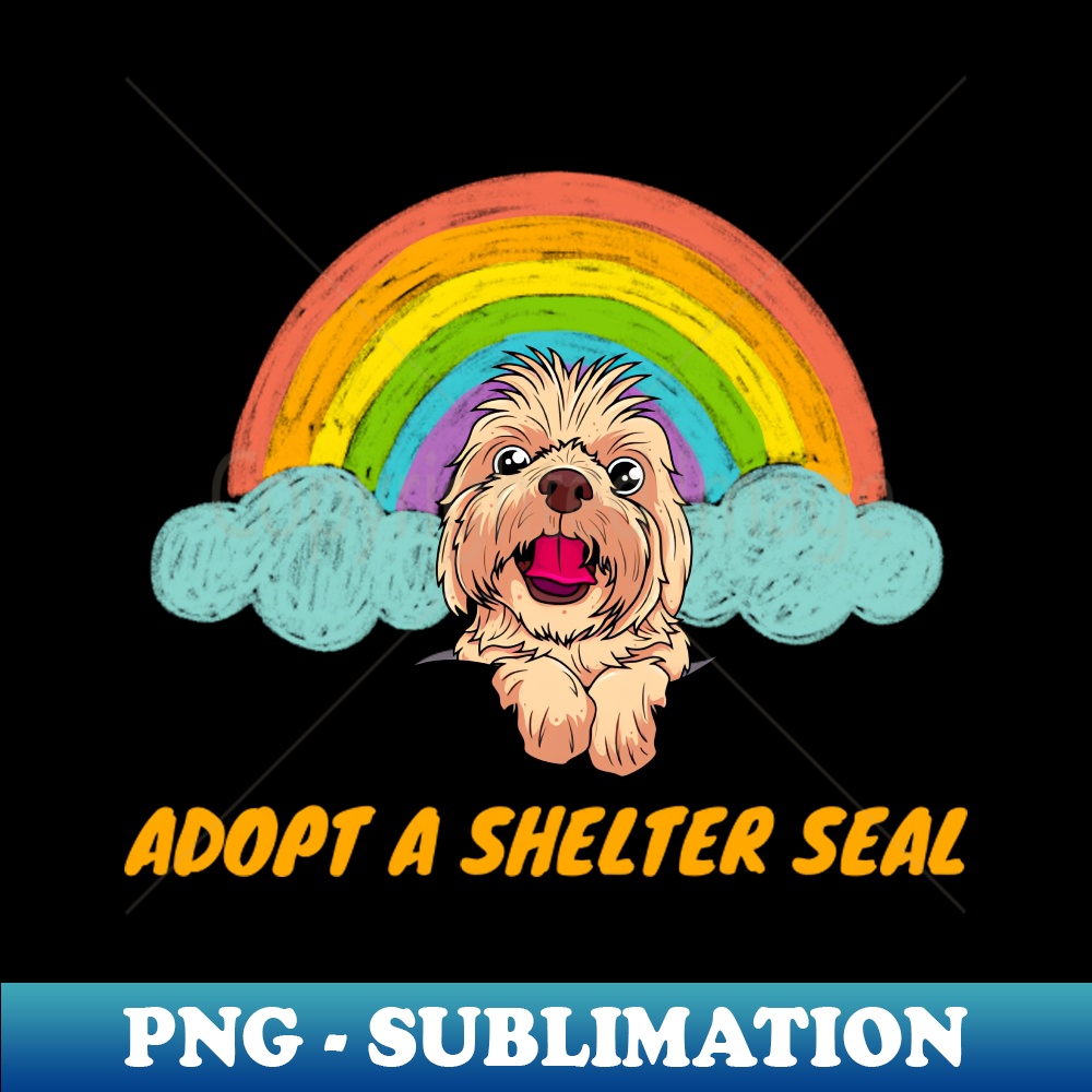 Adopt A Shelter Seal - Exclusive PNG Sublimation Download - | Inspire ...