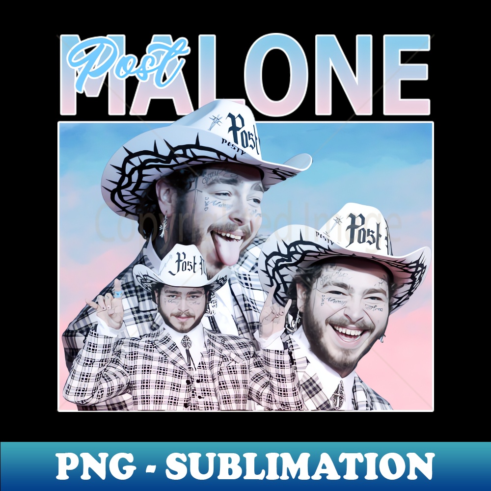 Post Malone 80s Aesthetic Pastel Style - Creative Sublimati - Inspire Uplift
