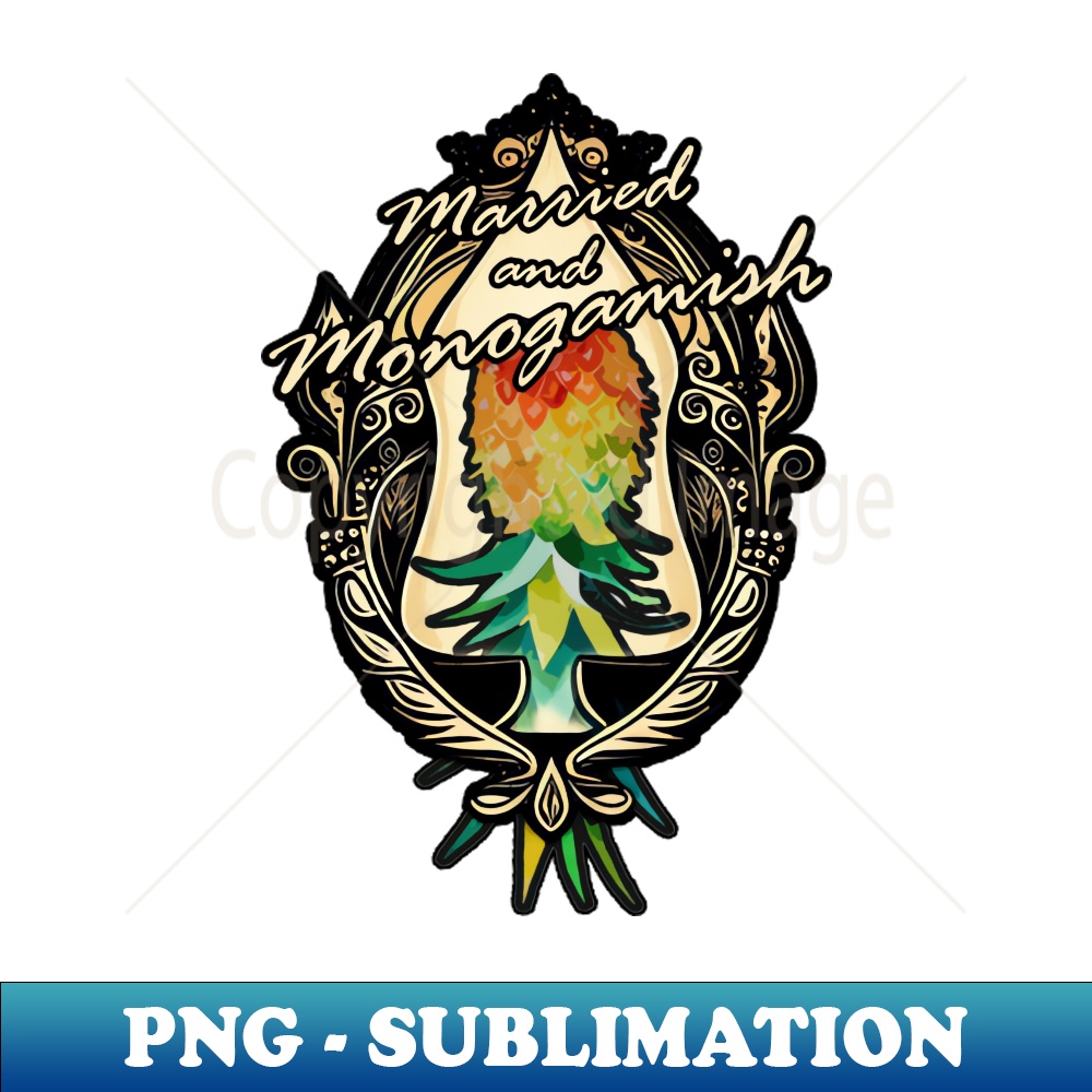 Married and monogamish - High-Quality PNG Sublimation Downlo | Inspire ...