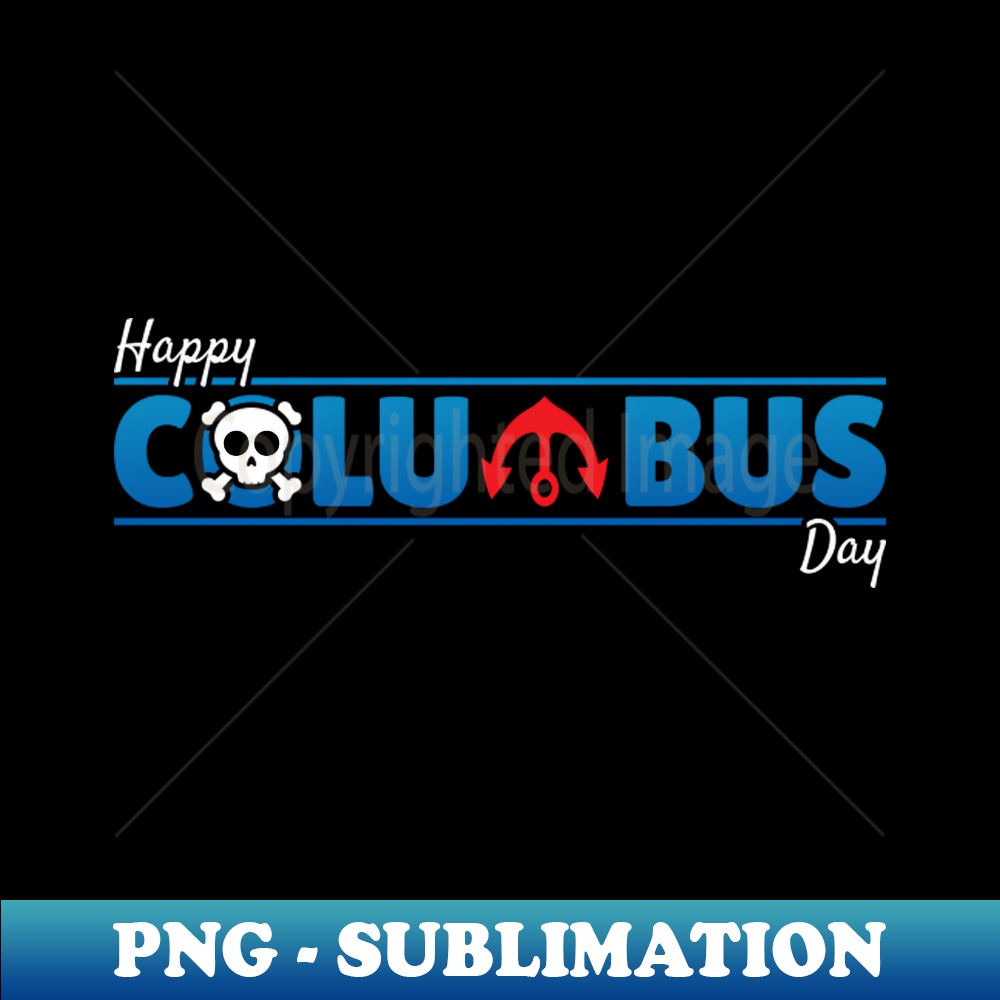 Happy Columbus Day - Anime Logo - Sublimation-Ready PNG File | Inspire ...