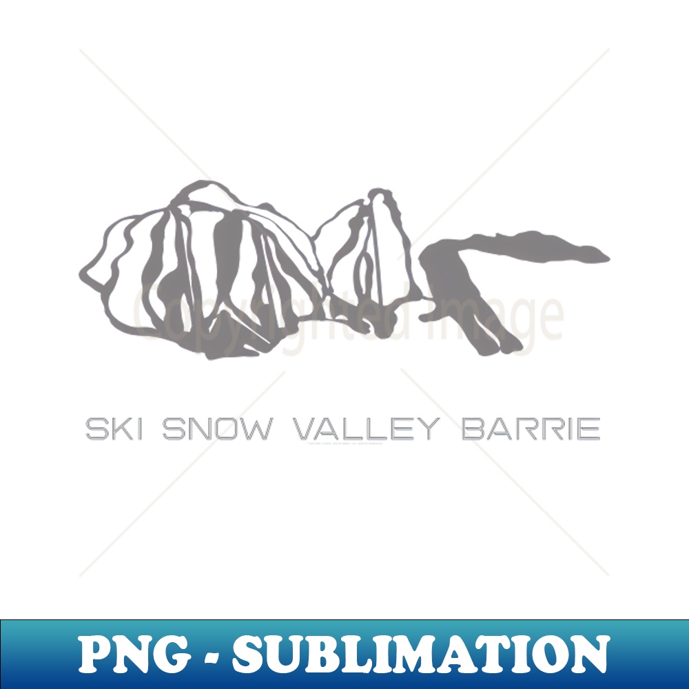 Ski Snow Valley Barrie Resort 3D - Artistic Sublimation Digi | Inspire ...