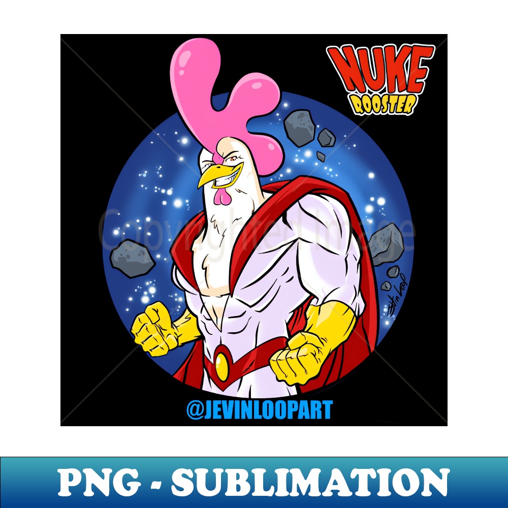 Nuke rooster circle - PNG Transparent Sublimation File - Per | Inspire ...