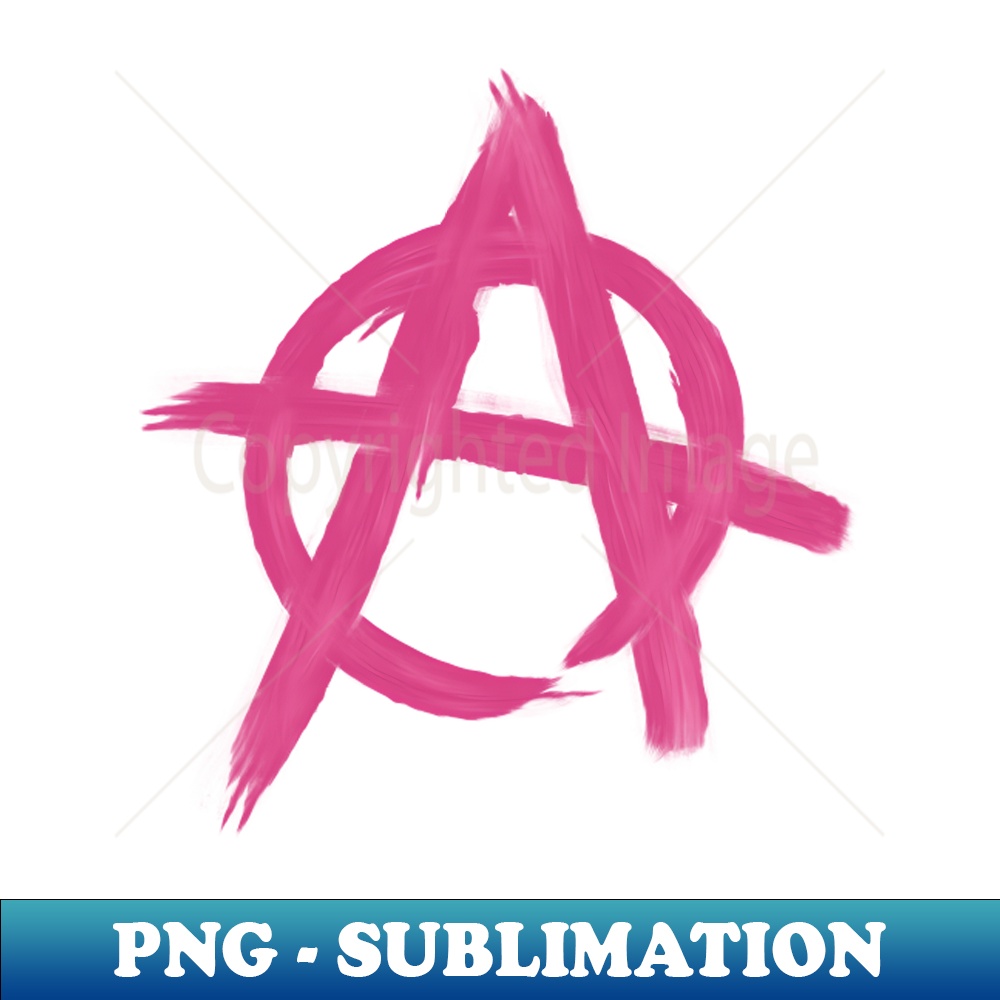 Pink Anarchy - PNG Transparent Sublimation Design - Instantl | Inspire ...