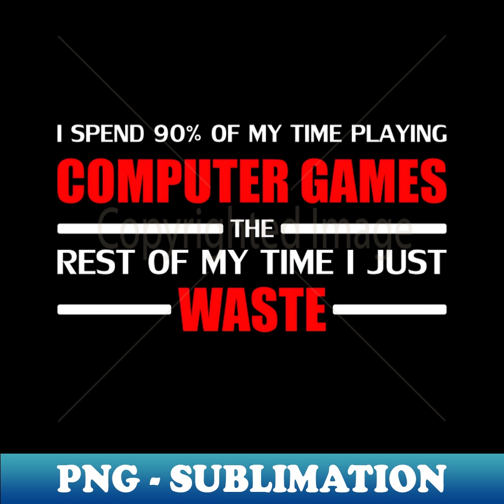 Computer Gaming Red - Digital Sublimation Download File - Un | Inspire ...
