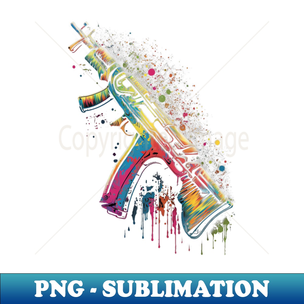 Firepower Fashion The Bold and Colorful AK-47 Design 3 - Hig | Inspire ...