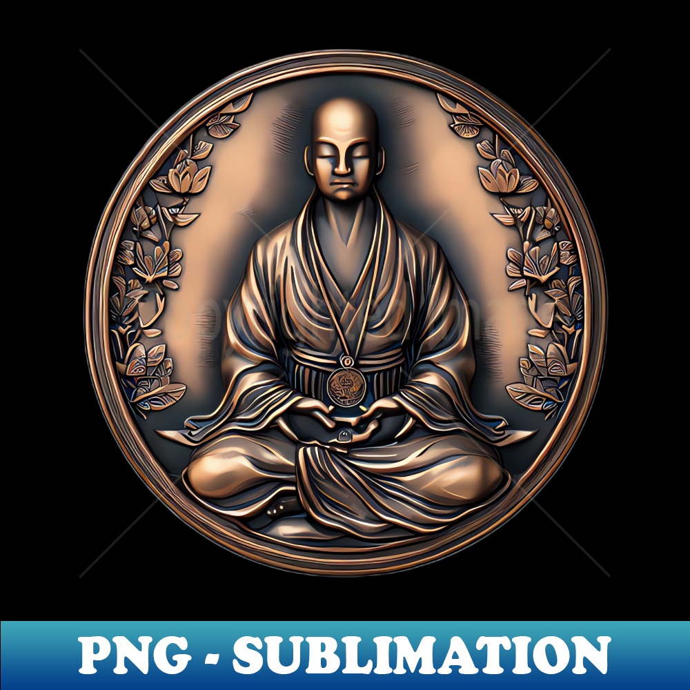 Monk Medallion - Stylish Sublimation Digital Download - Revo | Inspire Uplift