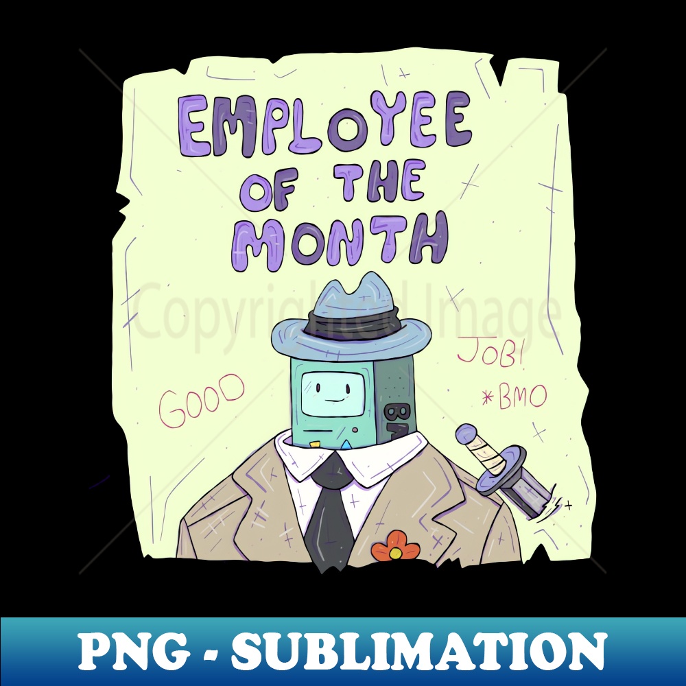 Adventure Time - BMO Employee of the Month - PNG Transparent | Inspire ...