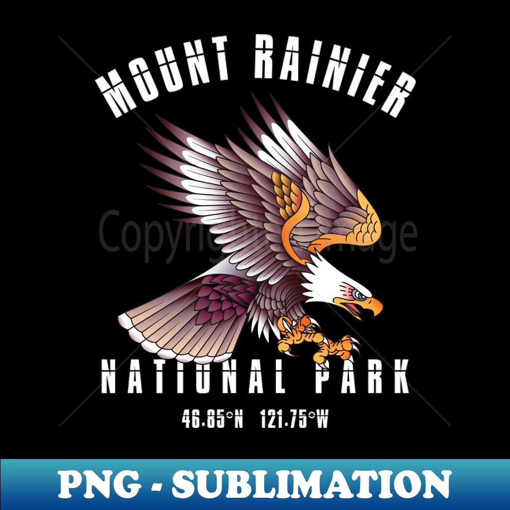 Mount Rainier National Park Washington USA Bald Eagle Patrio | Inspire ...