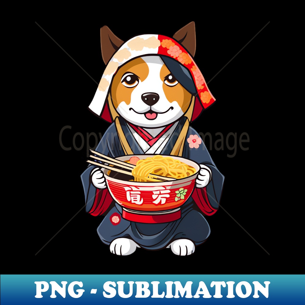 Dog with ramen japan - Exclusive Sublimation Digital File - | Inspire ...