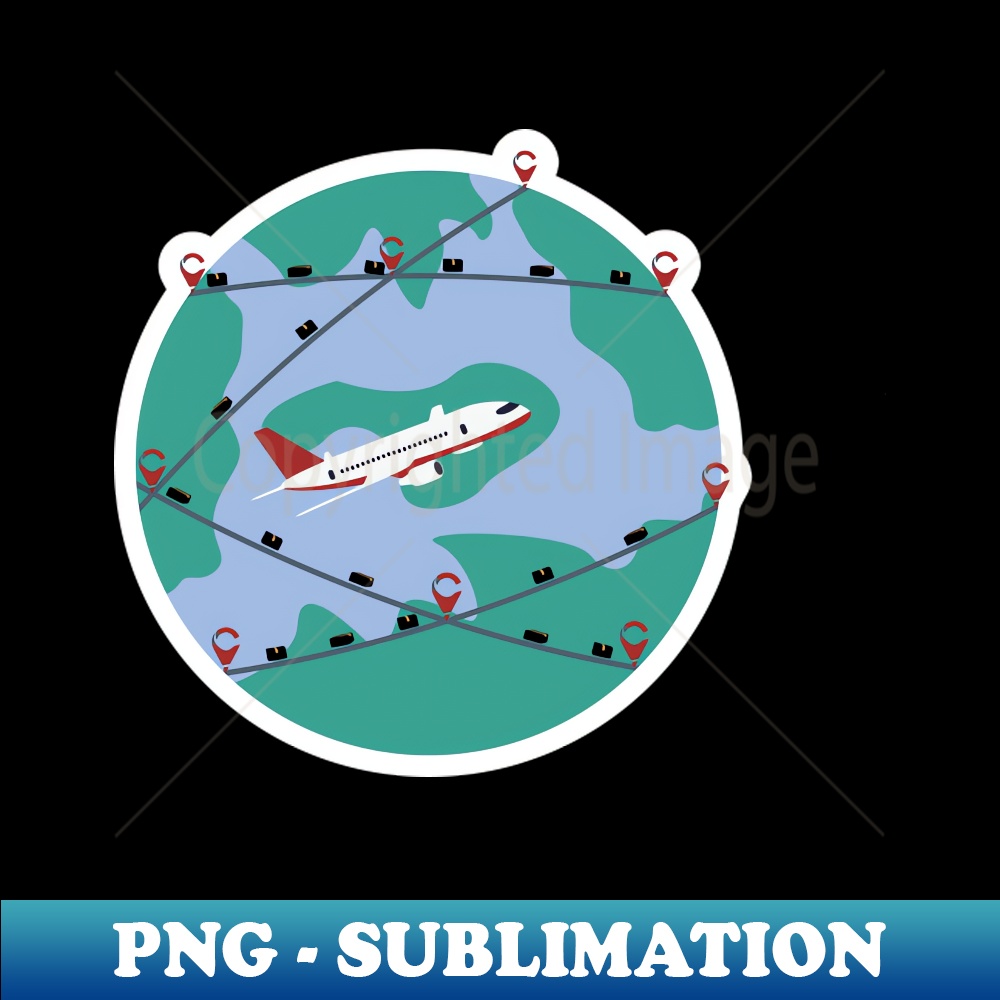 The Earth world map surrounded by cardboard boxes airplane a | Inspire ...