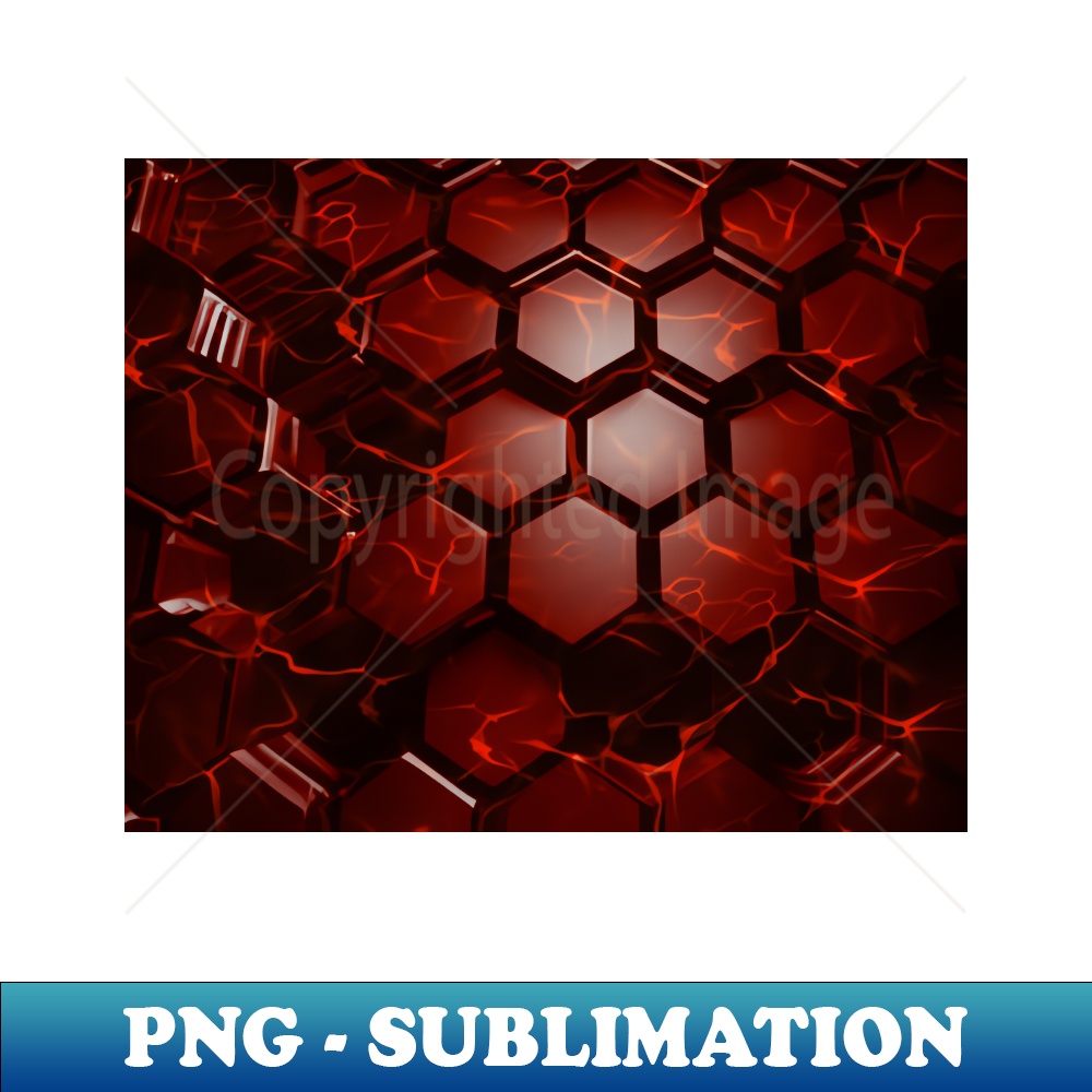Honeycomb red - Sublimation-Ready PNG File - Bold & Eye-catc | Inspire ...
