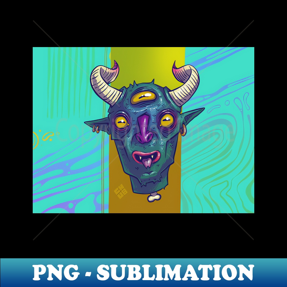 Demons Head - High-Resolution PNG Sublimation File - Unleash | Inspire ...