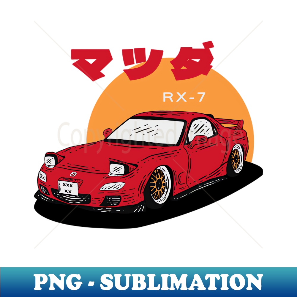 Mazda RX7 - PNG Transparent Sublimation File - Fashionable a | Inspire ...