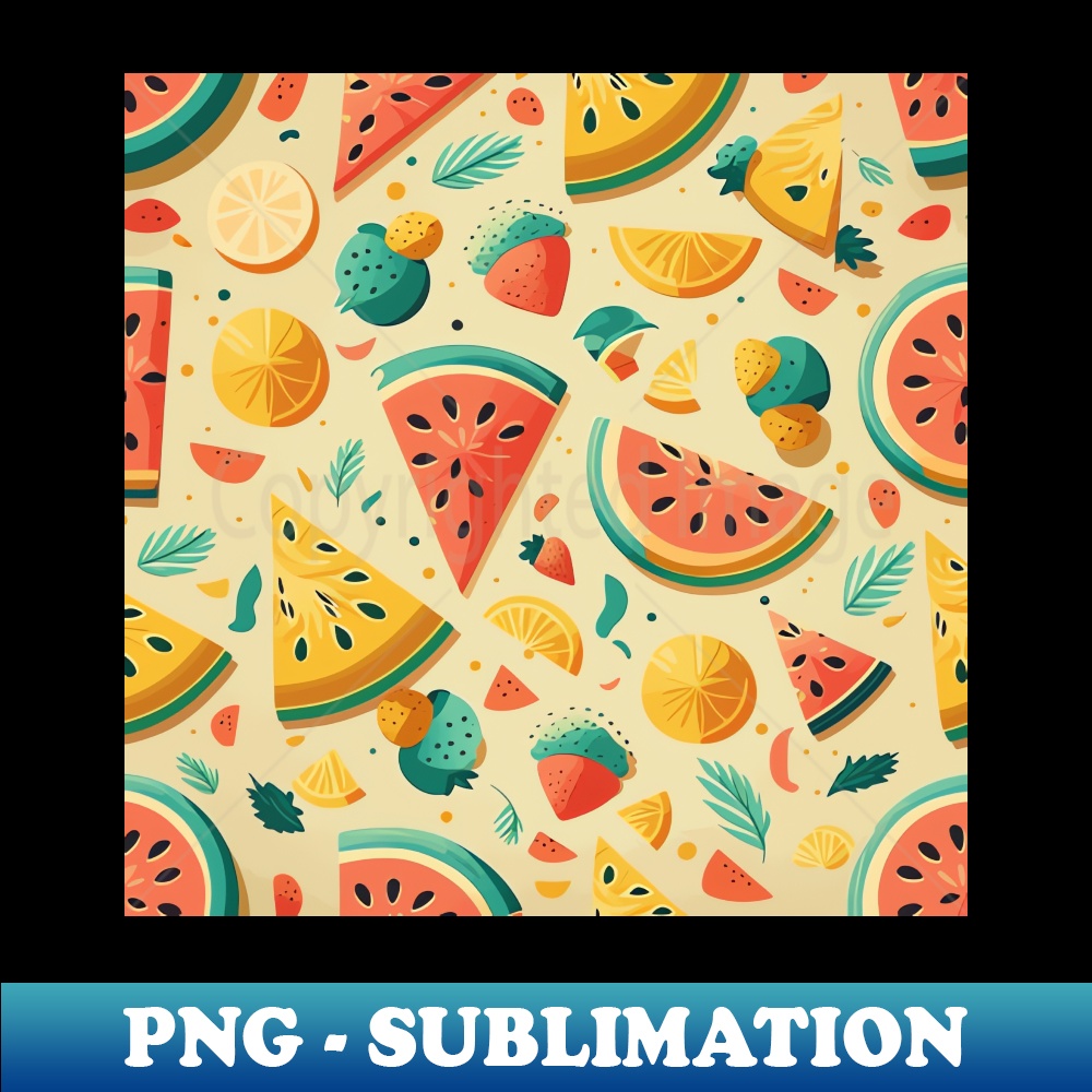 Summer Pattern - PNG Transparent Sublimation File - Unleash | Inspire ...