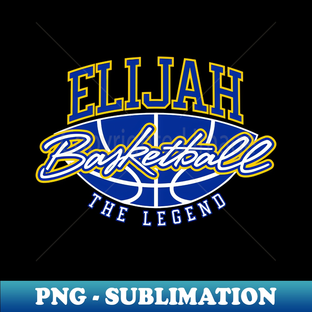 Elijah Basketball The Legend Custom Player Your Name - High- | Inspire ...
