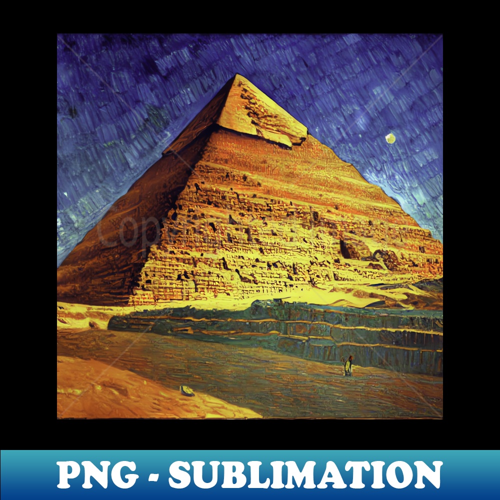 Pyramid of Egypt Vincent van Gogh style oil on canvas - Excl | Inspire ...