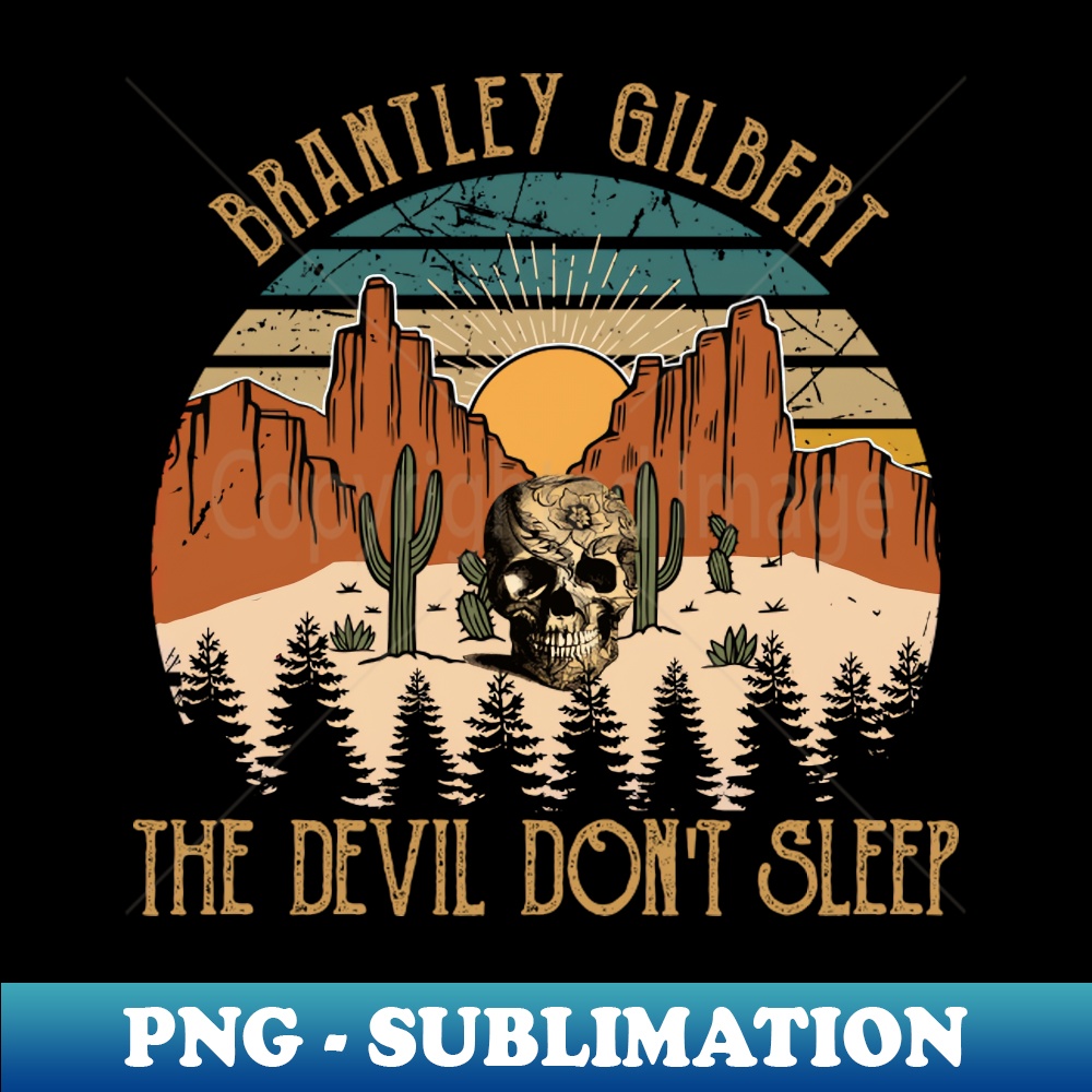 Brantley Gilbert The Devil Dont Sleep Skull Cactus - Instant | Inspire Uplift