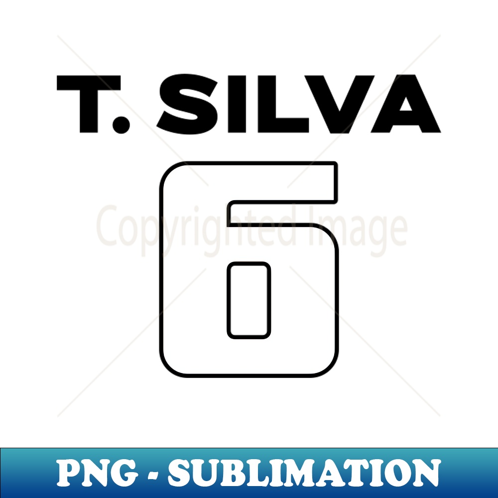 Chelsea FC Thiago Silva 6 - PNG Transparent Sublimation Desi | Inspire ...