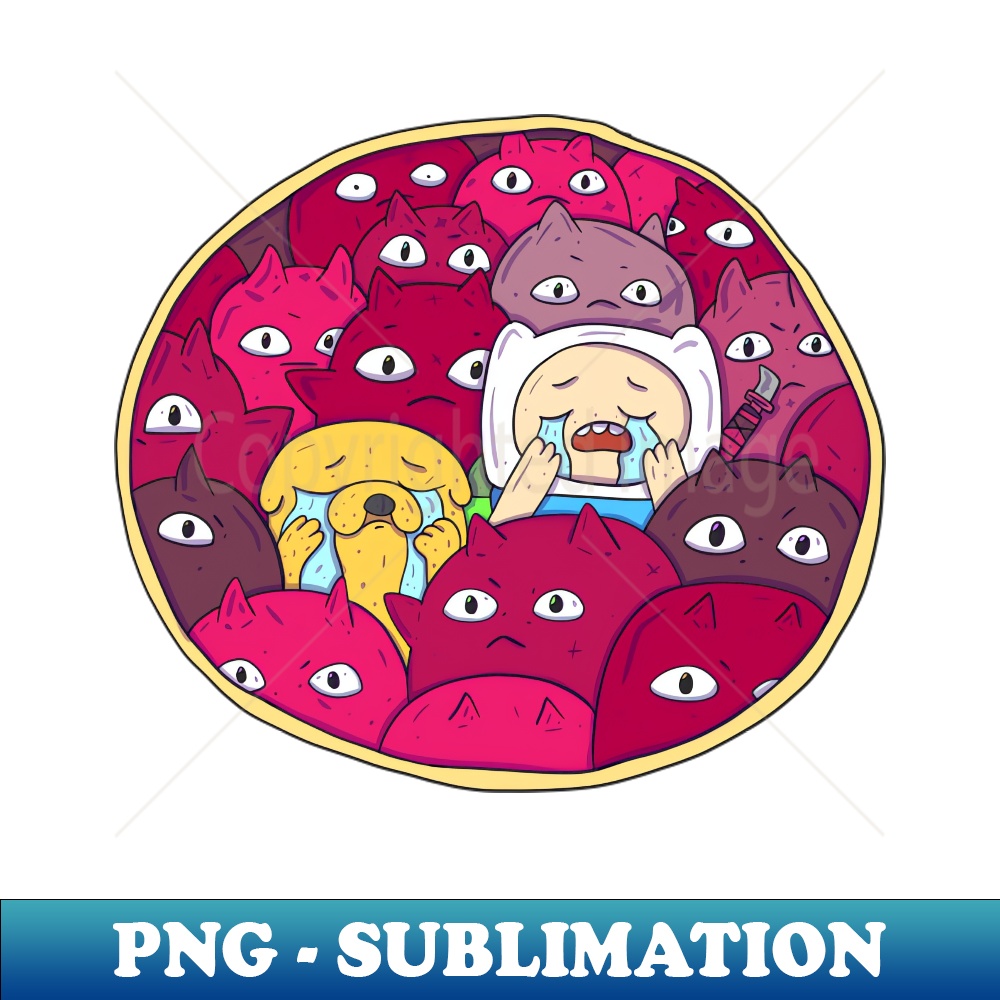 Finn and Jake in the Nightosphere - Premium Sublimation Digi | Inspire ...