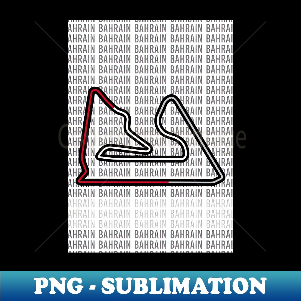 Bahrain - F1 Racing Track Poster - High-Resolution PNG Subli | Inspire ...