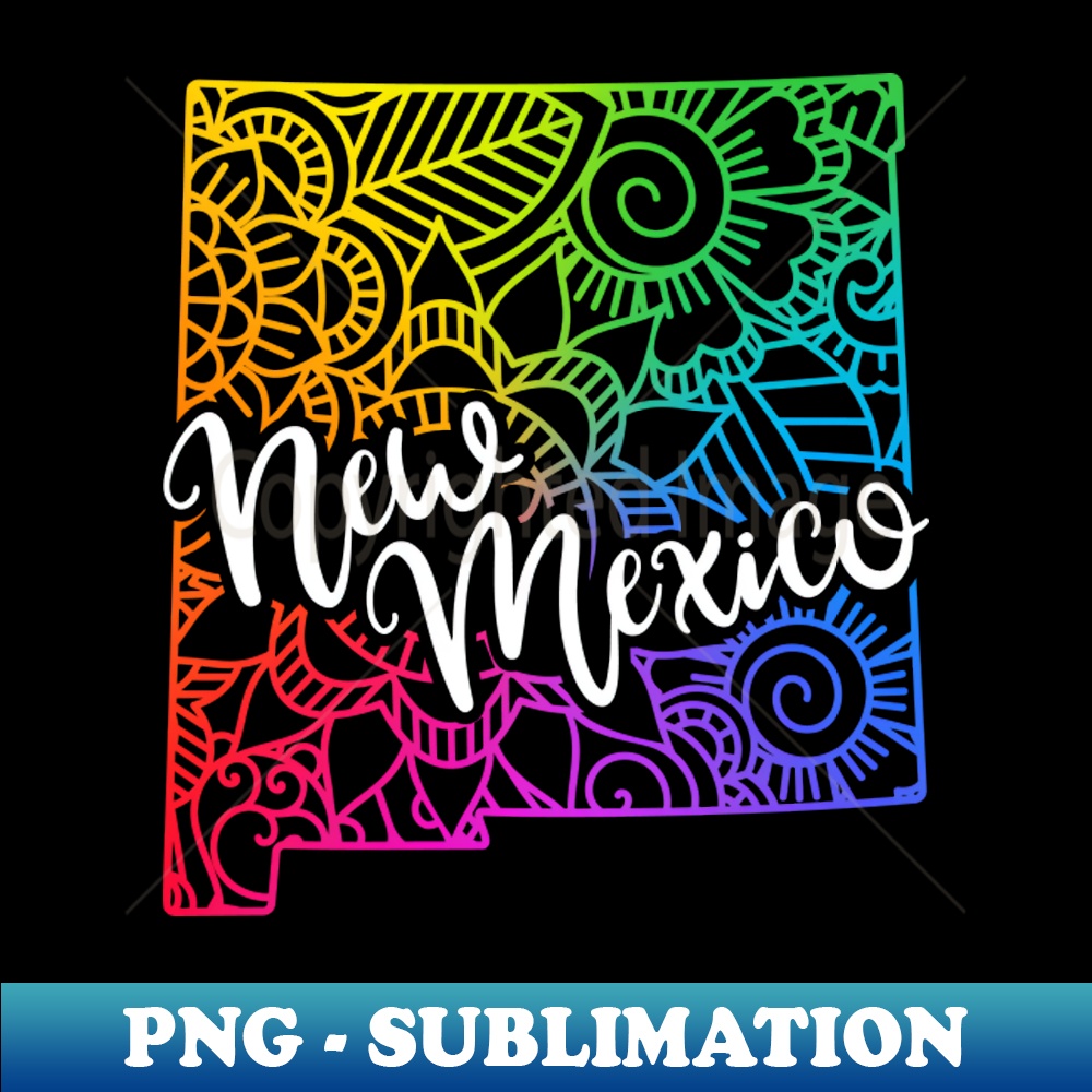 New Mexico - PNG Transparent Sublimation File - Enhance Your | Inspire ...