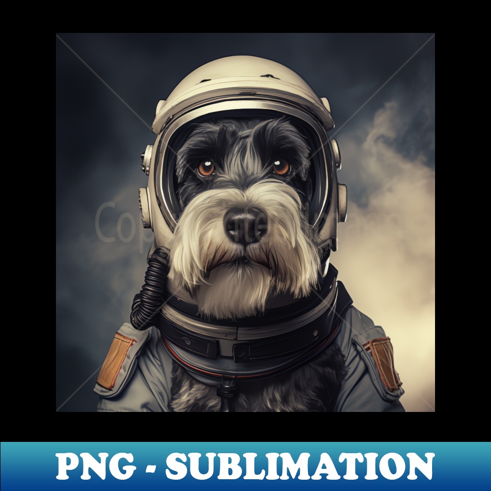 Astro Dog - Standard Schnauzer - High-Resolution PNG Sublima - Inspire ...