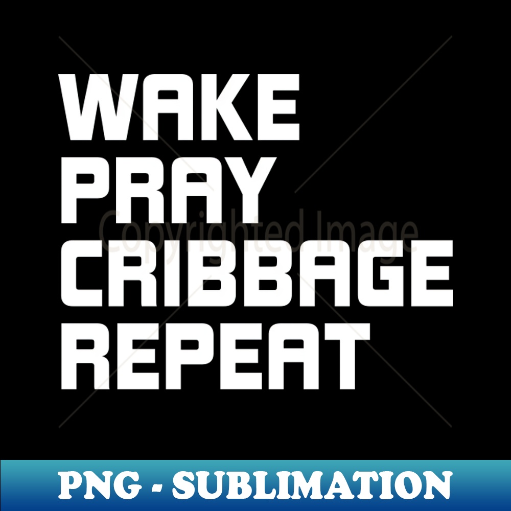 Wake Pray Cribbage Repeat Gift for Men and Women - Decorativ | Inspire ...