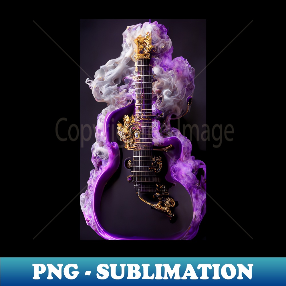 Purple Master Guitar - Signature Sublimation PNG File - Enha | Inspire ...