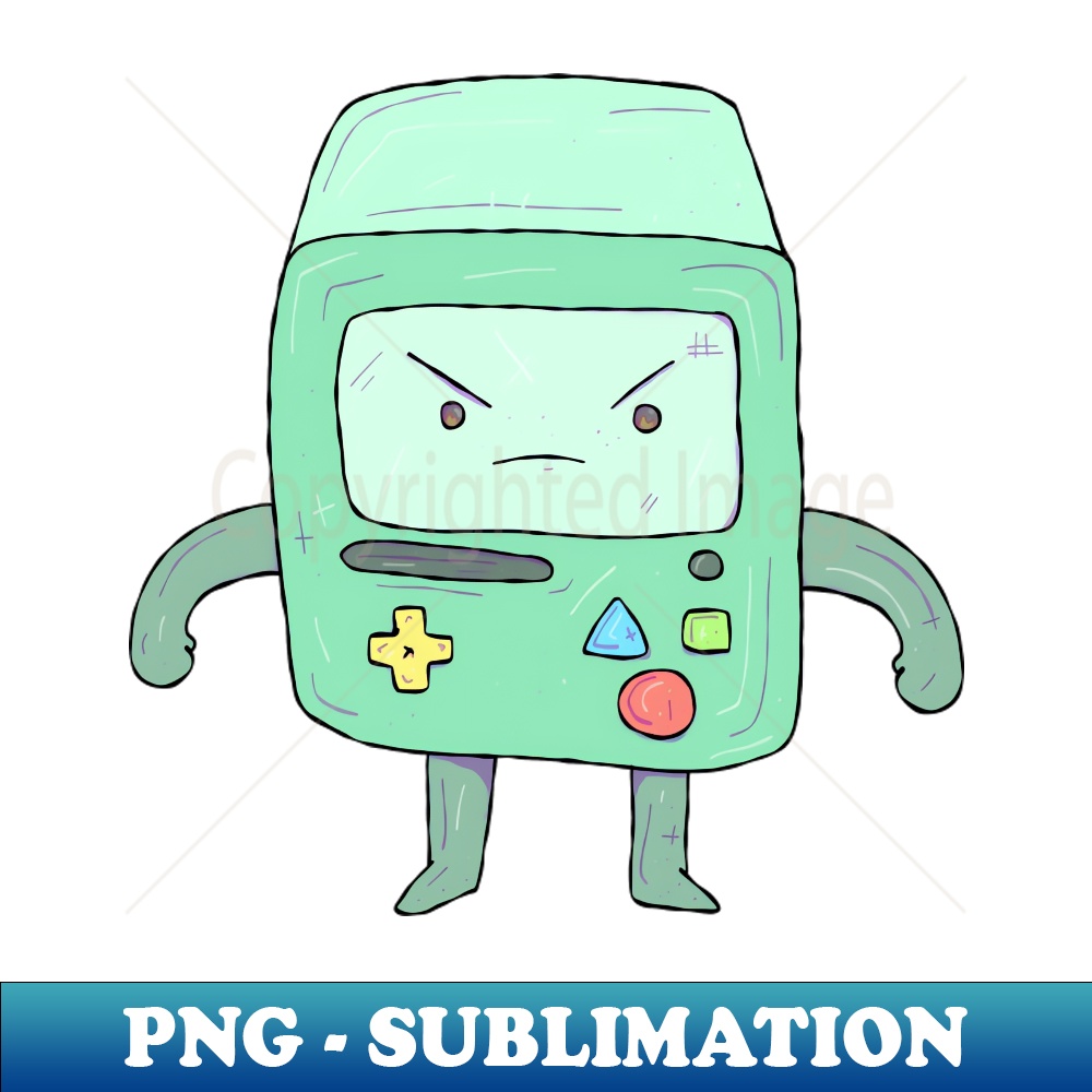 Adventure Time - Angry BMO - Professional Sublimation Digita | Inspire ...
