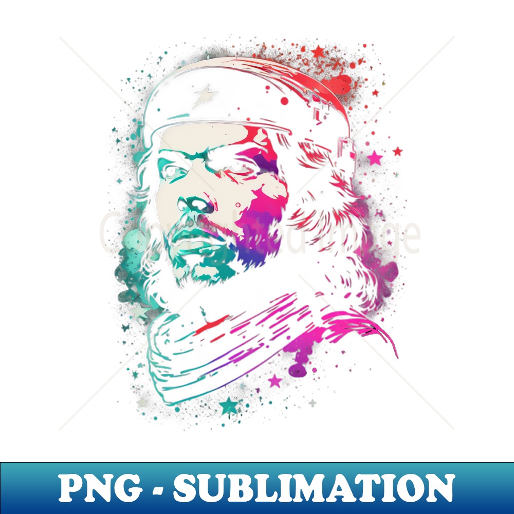 Vibrant Che Guevara The Revolutionary Icon - Signature Subli | Inspire ...