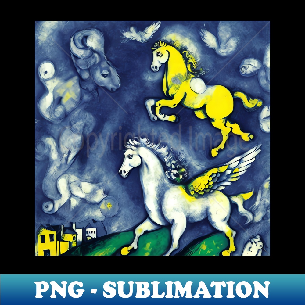 Flying Pegasus - Exclusive Sublimation Digital File - Transf | Inspire ...