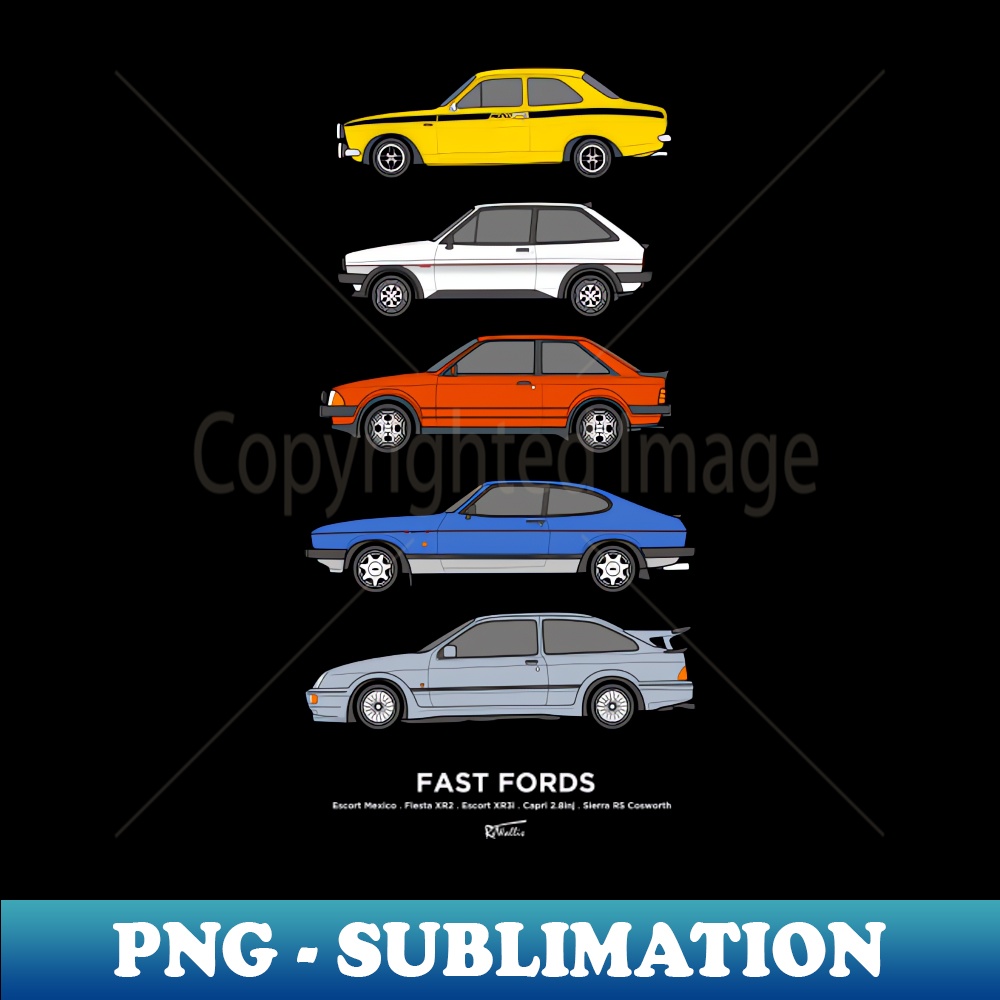 Fast Fords classic car collection - High-Resolution PNG Subl - Inspire ...