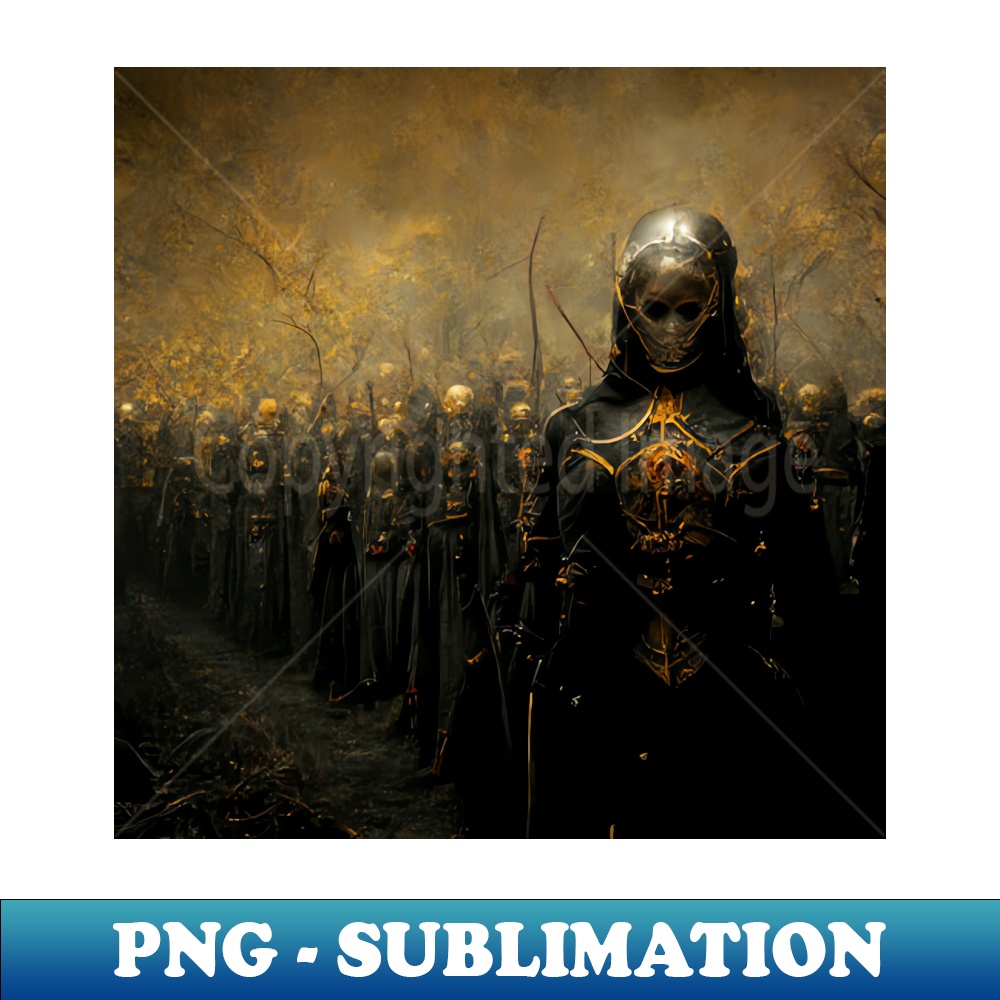The Army of the Undead Black and Gold - PNG Transparent Dig | Inspire ...