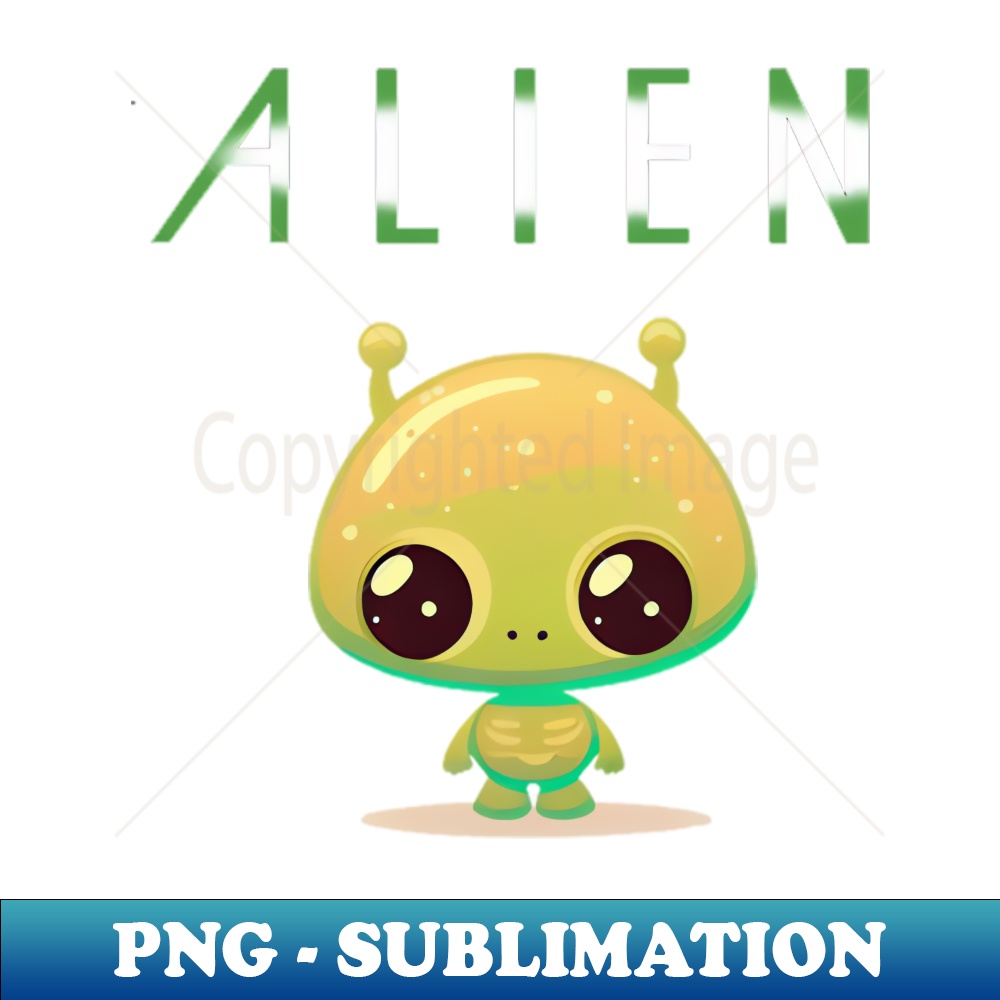 cute alien - PNG Sublimation Digital Download - Boost Your S - Inspire ...
