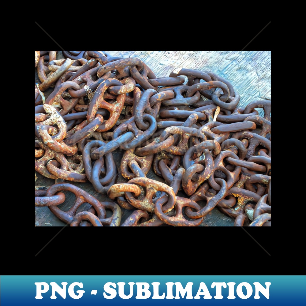 Rusty Chains - Exclusive PNG Sublimation Download - Vibrant | Inspire ...
