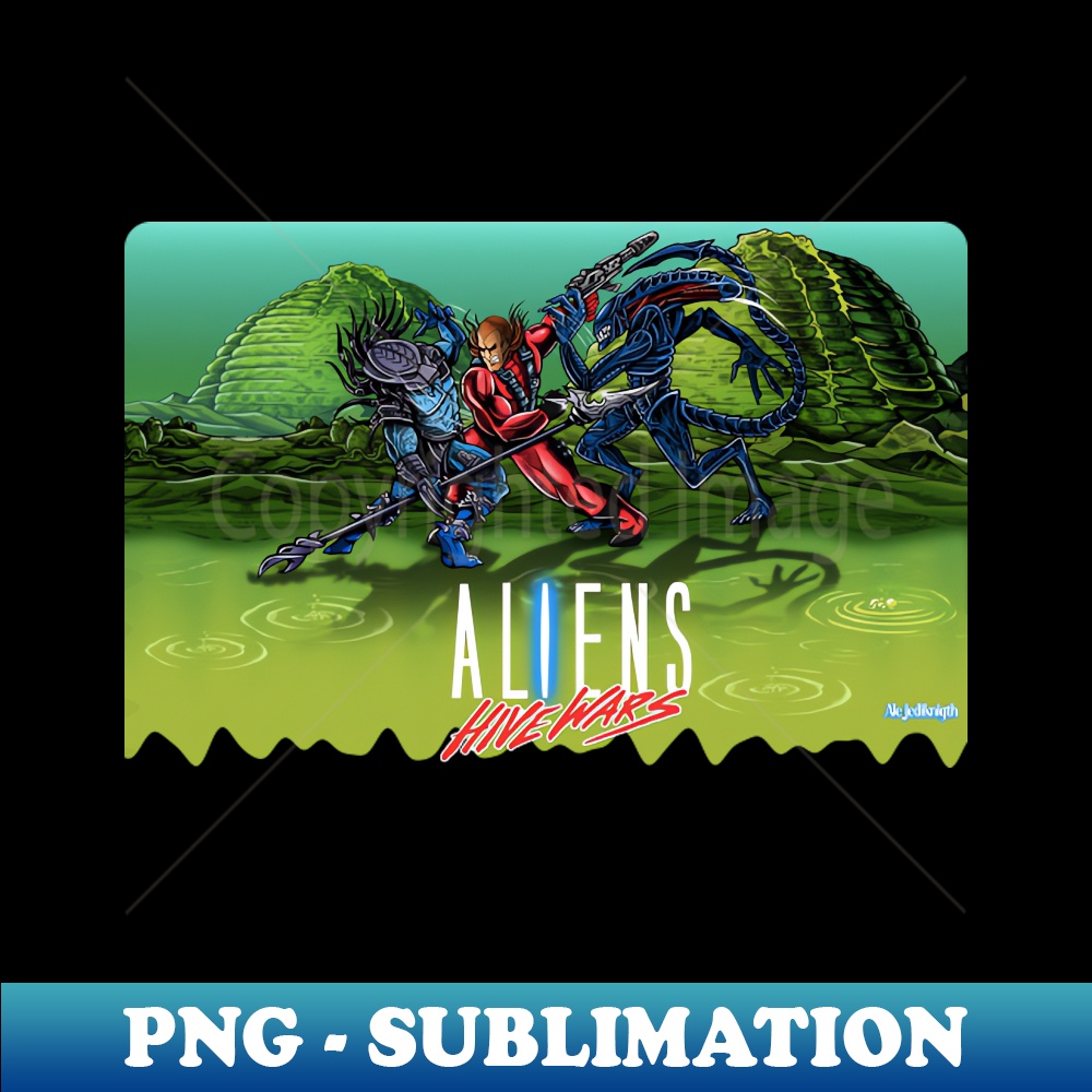 Aliens Hive Wars poster - Artistic Sublimation Digital File | Inspire ...