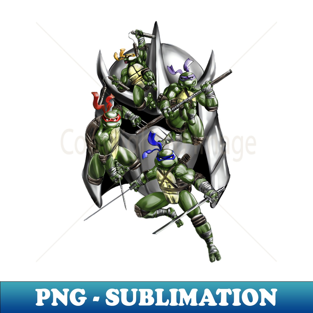 Teenage Mutant Ninja Turtles - Retro PNG Sublimation Digital | Inspire ...