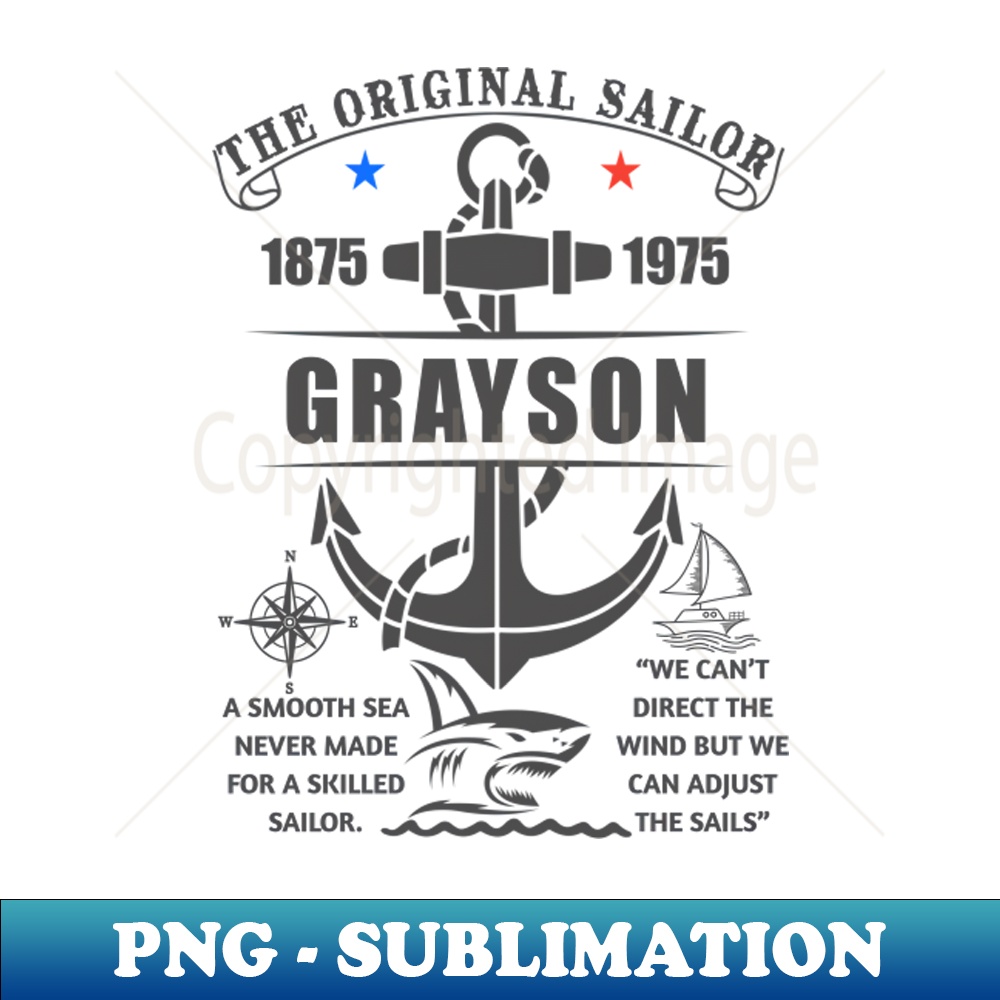 Name Grayson - Unique Sublimation PNG Download - Perfect for | Inspire ...