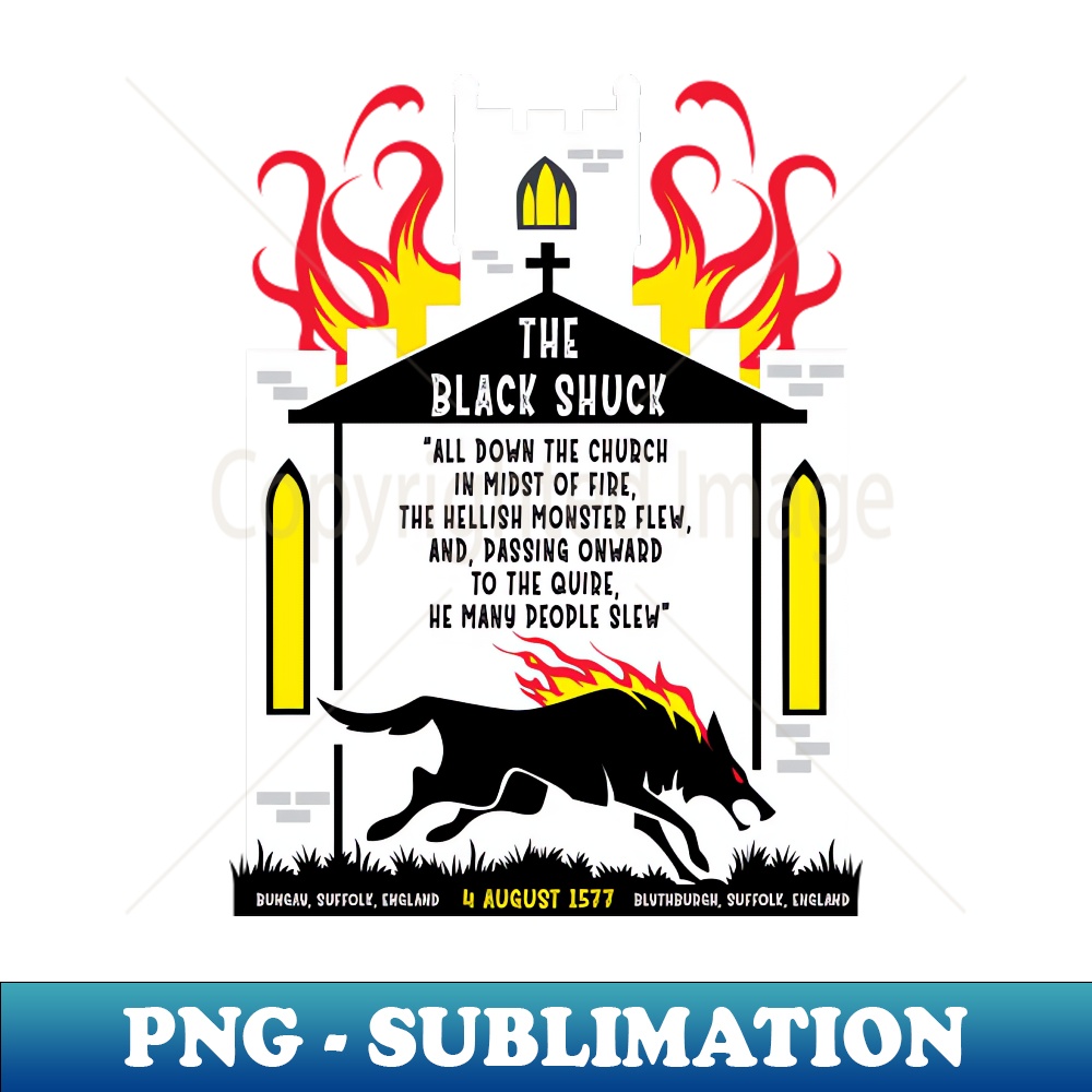 The Black Shuck - PNG Transparent Digital Download File for | Inspire ...