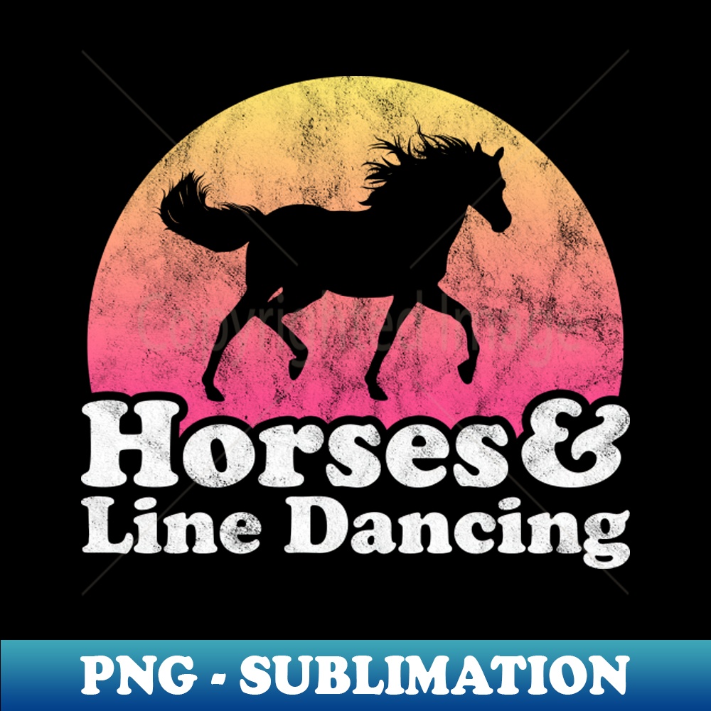 Horses and Line Dancing Gift for Horse Lovers - Decorative S | Inspire ...