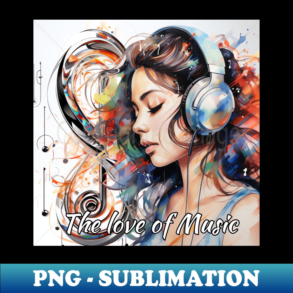 The love of music - Exclusive PNG Sublimation Download - Bri | Inspire ...