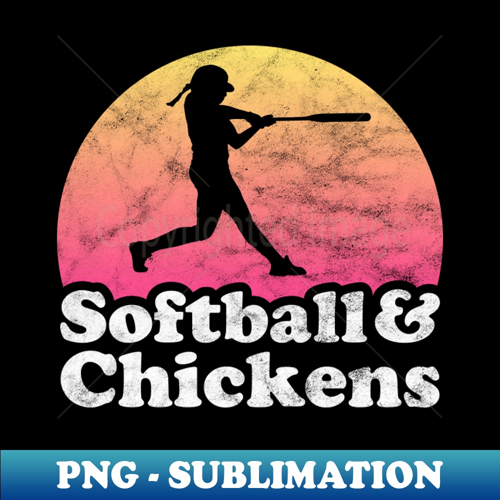 Softball and Chickens Gift for Softball Player Coach Fan - I | Inspire ...