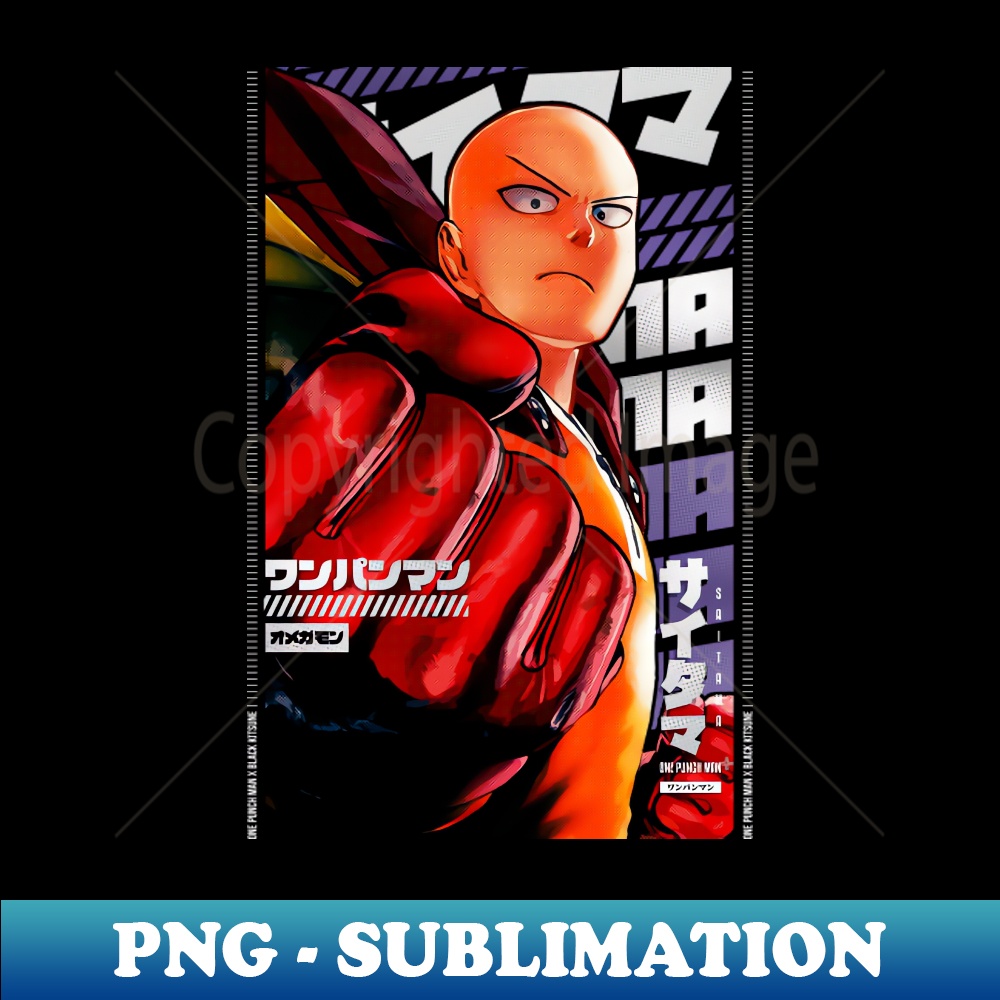 THE INVINCIBLE BALD SAITAMA ANIME STARS - High-Quality PNG | Inspire Uplift