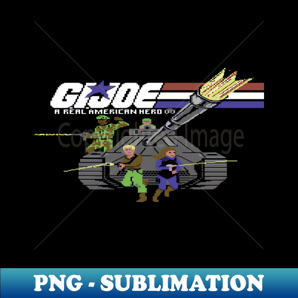G I Joe - High-Resolution PNG Sublimation File - Perfect for - Inspire ...